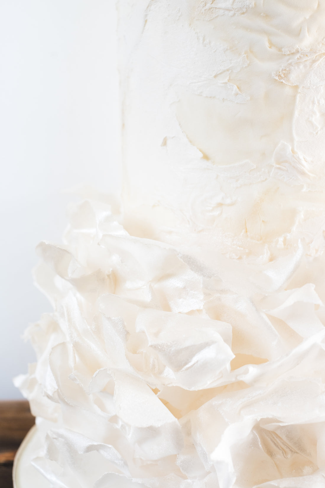 Bustle Wedding Cake – Union Cakes Manchester